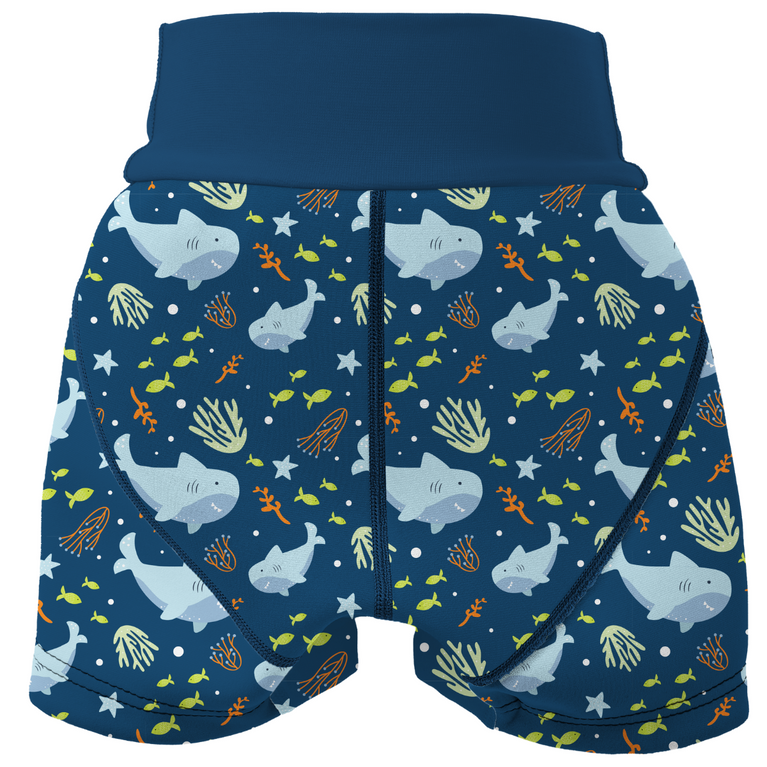 Splash Jammers Shark Reef |Toddler Swim Nappy Shorts | Splash About UK